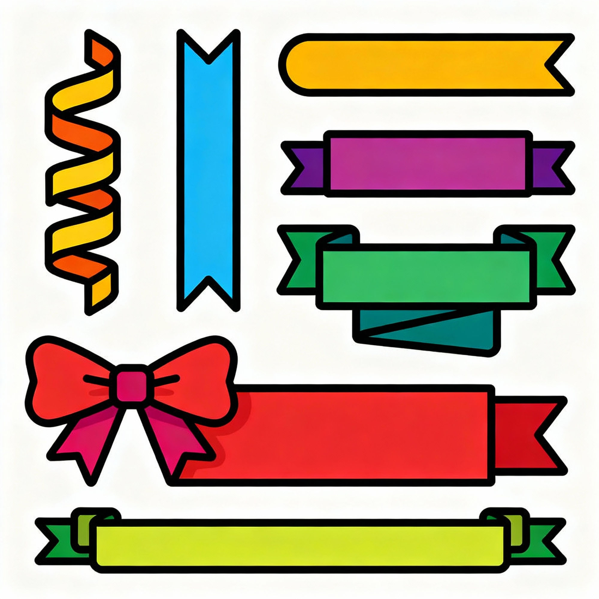 Ribbon Clip Art - Create Stunning Designs With AI