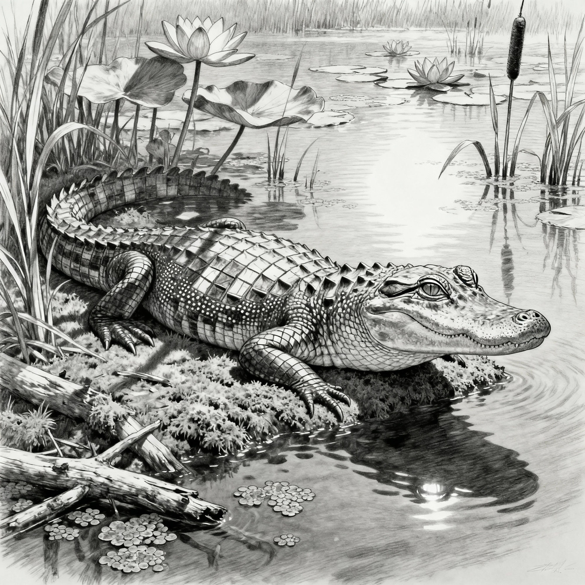 AI Alligator Drawings - Create Realistic And Stylized Art