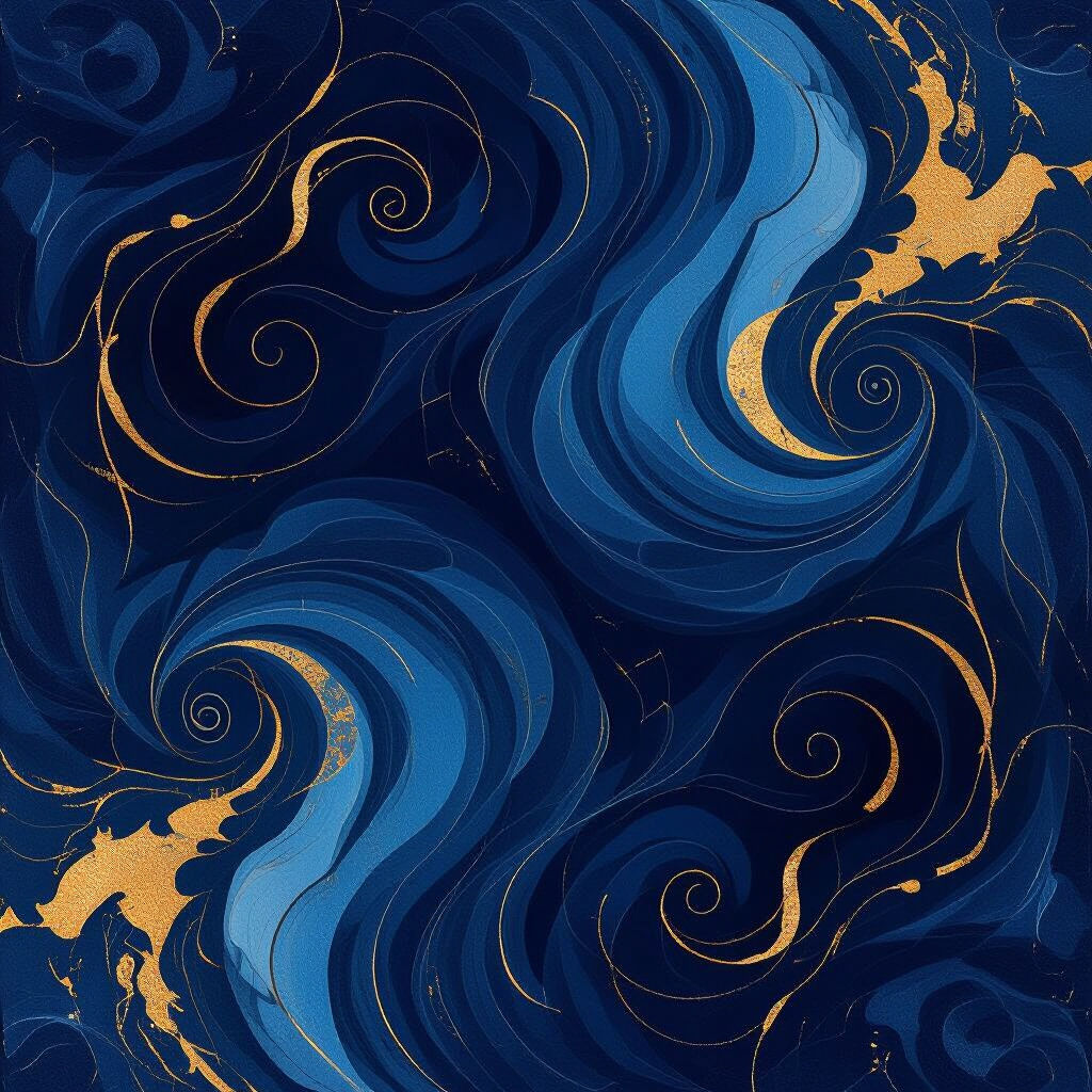 Navy Blue Background Wallpapers - AI Generated