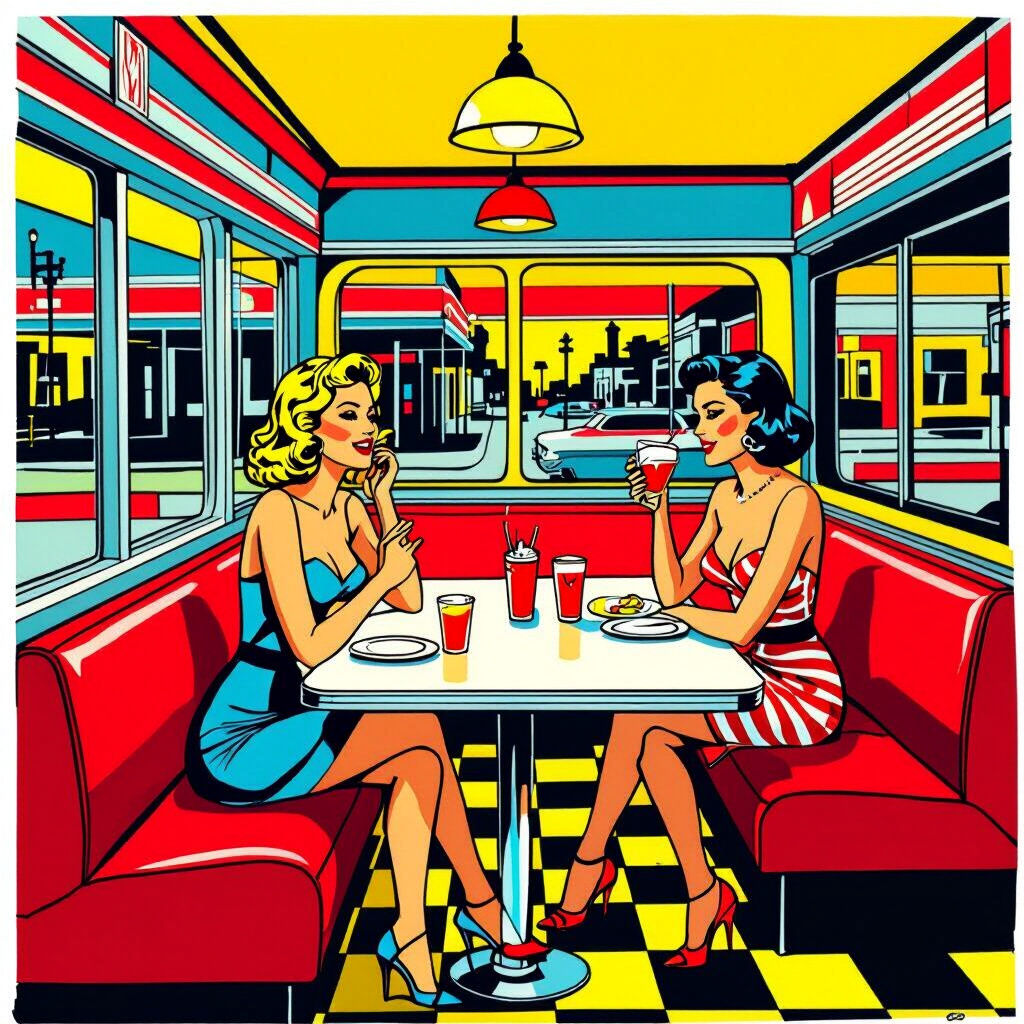 American Pop Art - AI Generated