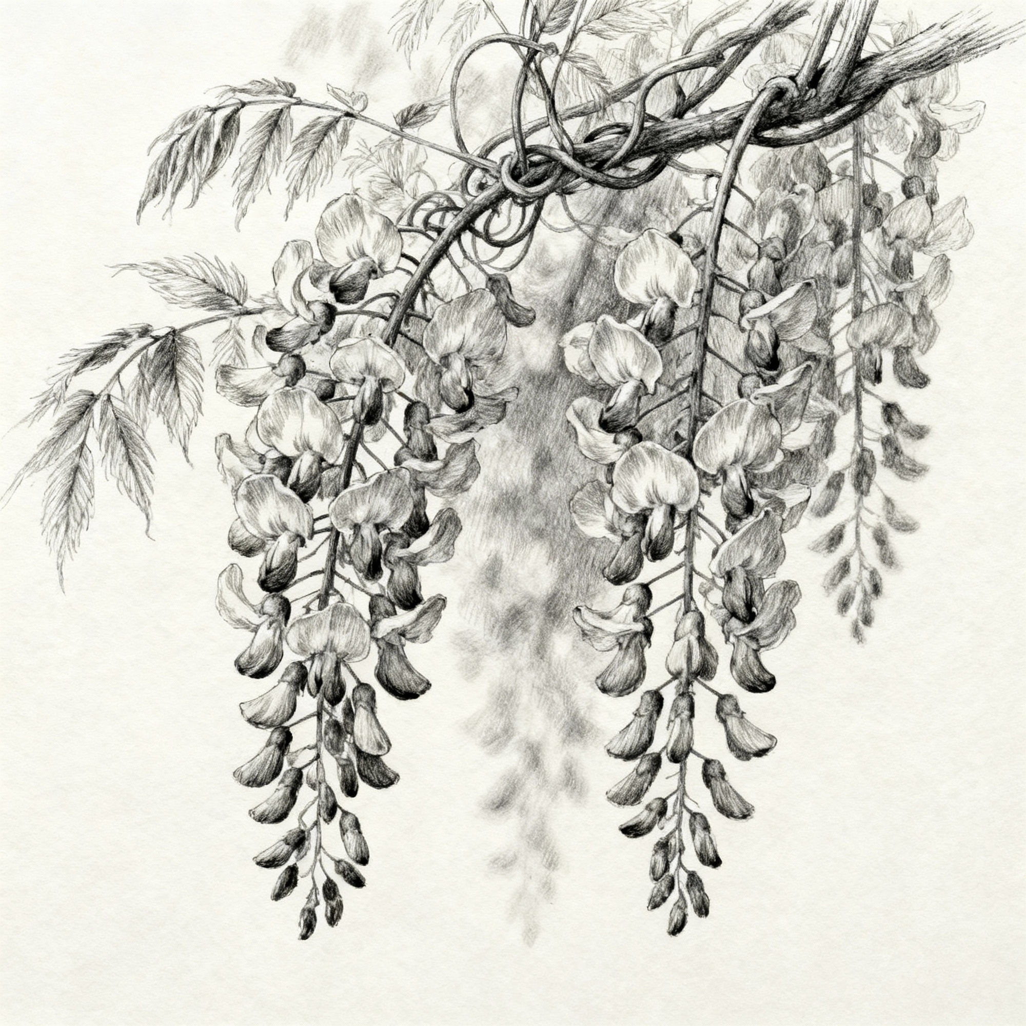 Wisteria Drawings - AI Art Gallery