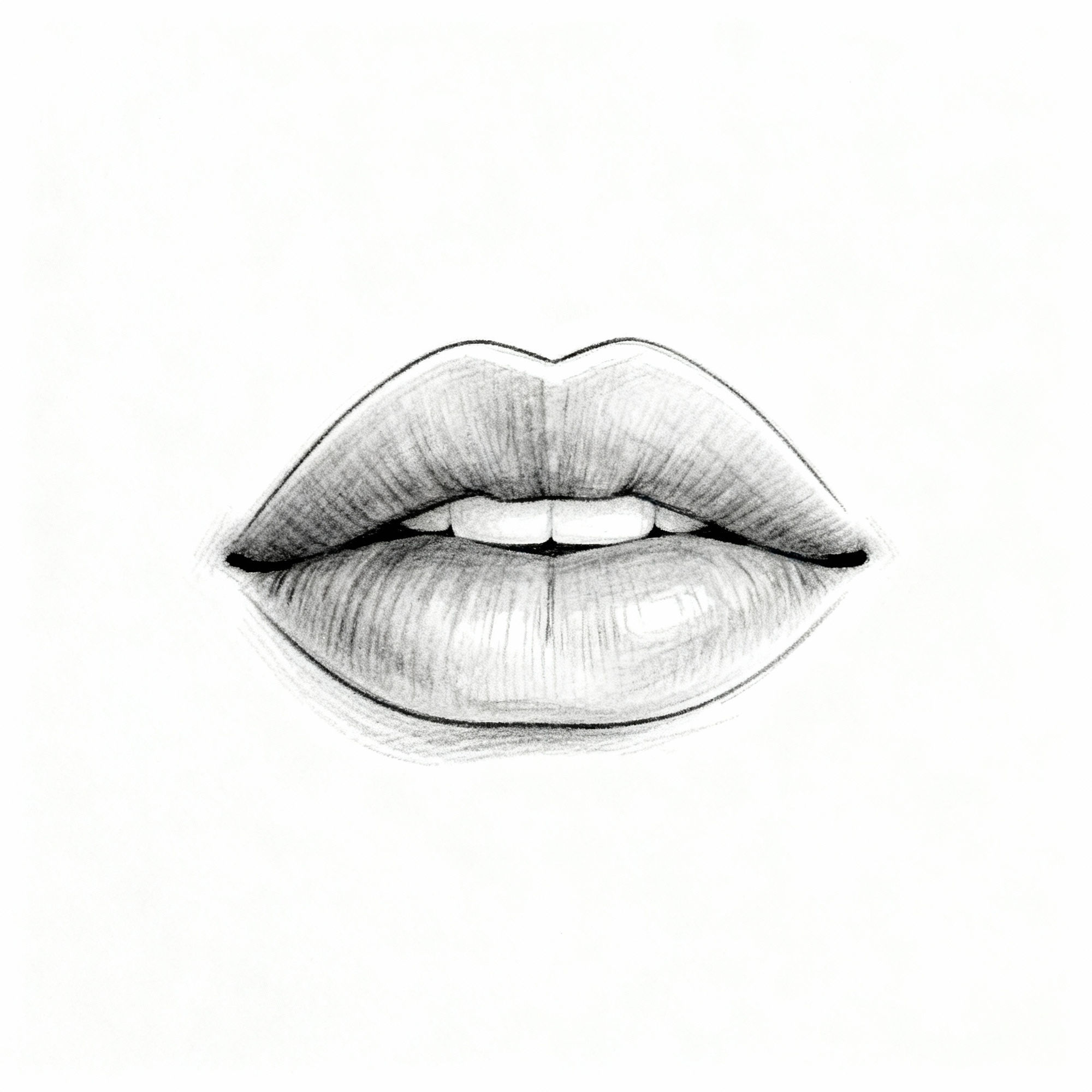 Lips Easy Drawing - AI Art Gallery