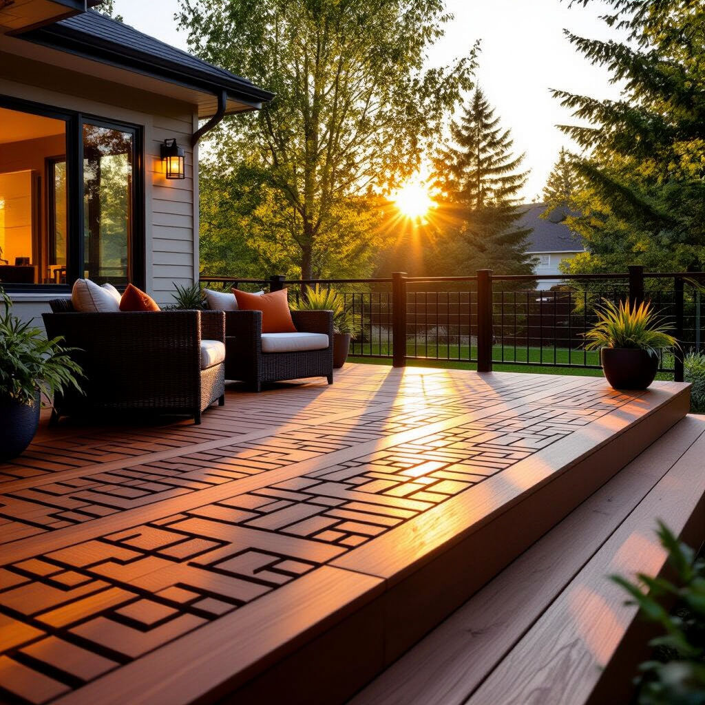 Picture Frame Deck Boards - AI Generated Designs