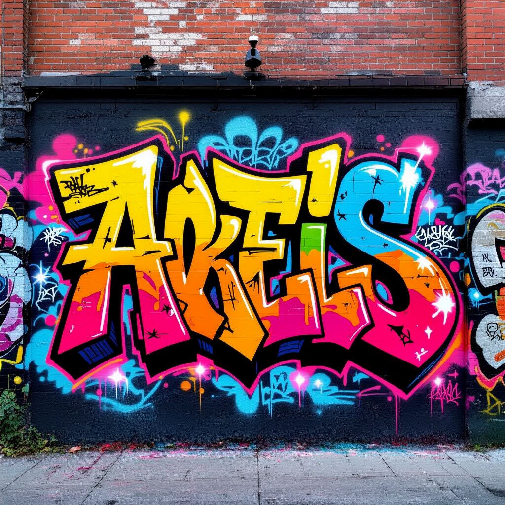 Graffiti Wall Art - Create Your Own AI Graffiti