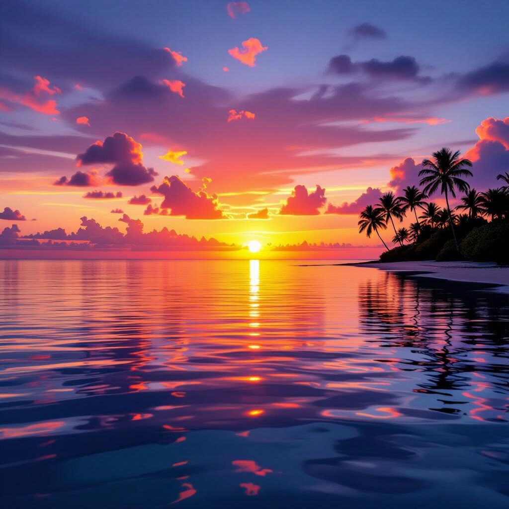 Images Of A Sunset - Create Your Own AI Sunset Art