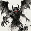 Dark Demon Drawings - AI Generated Art