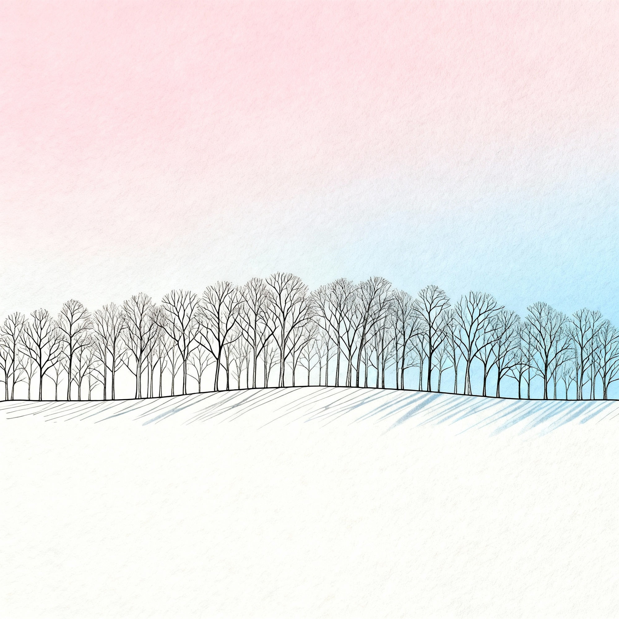 Tree Line Drawings - AI Art Gallery