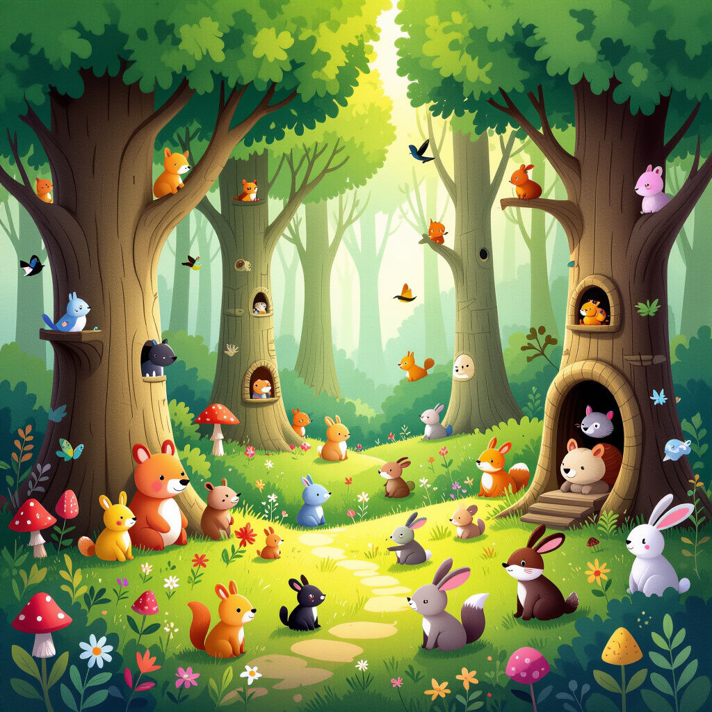 Hidden Picture Puzzles - AI Art Gallery