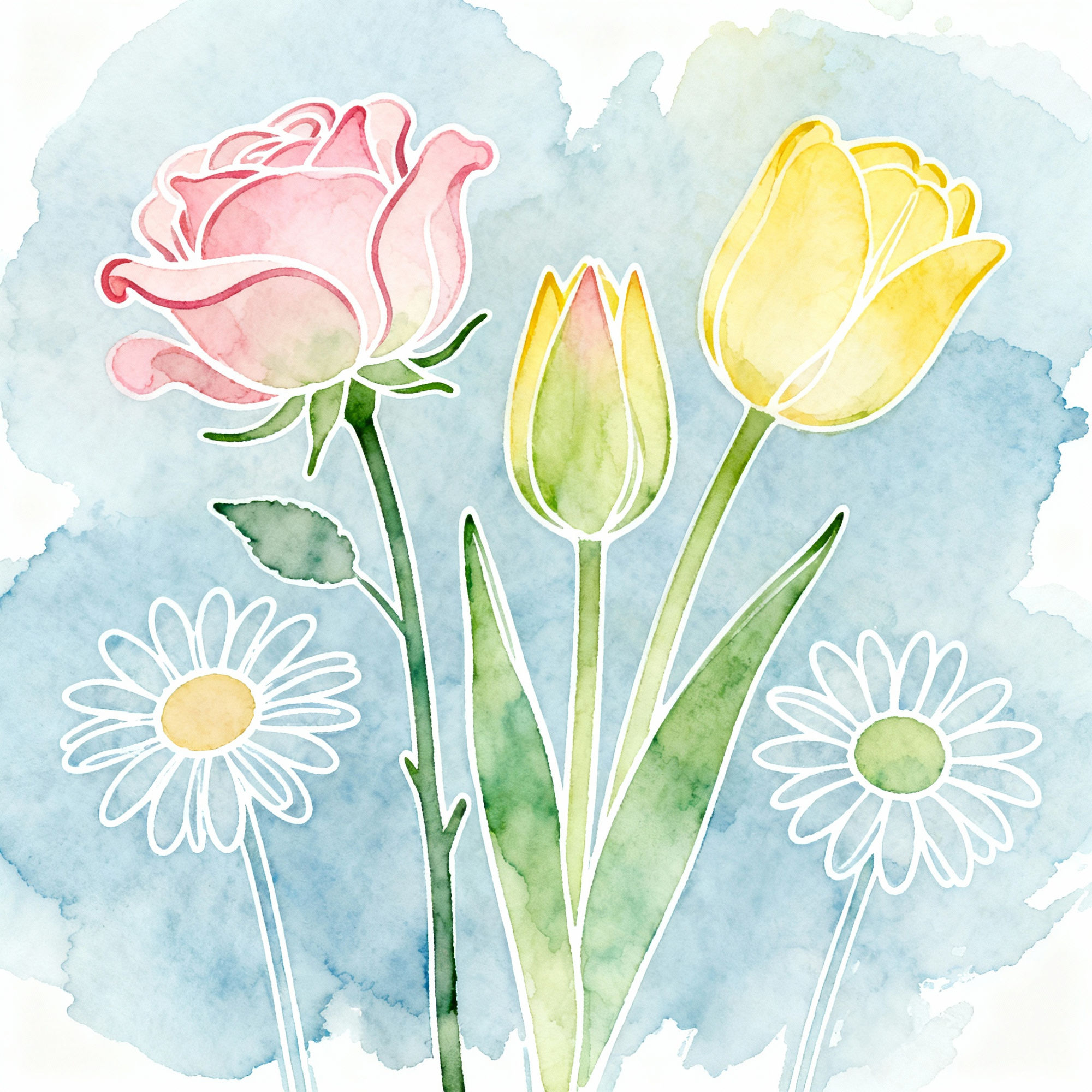 Easy Flower Drawings - Create Beautiful Floral Art With AI