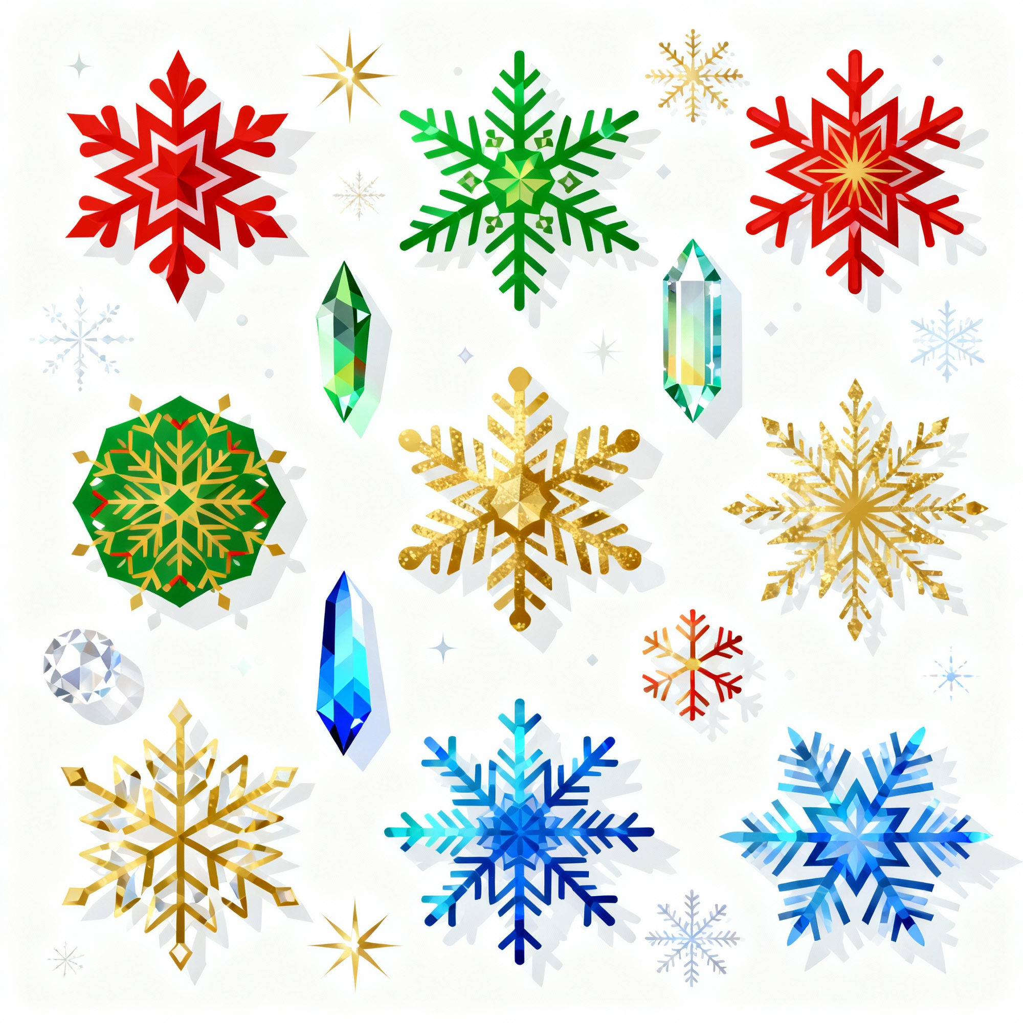Clip Art Snowflakes - Create Beautiful Winter Designs