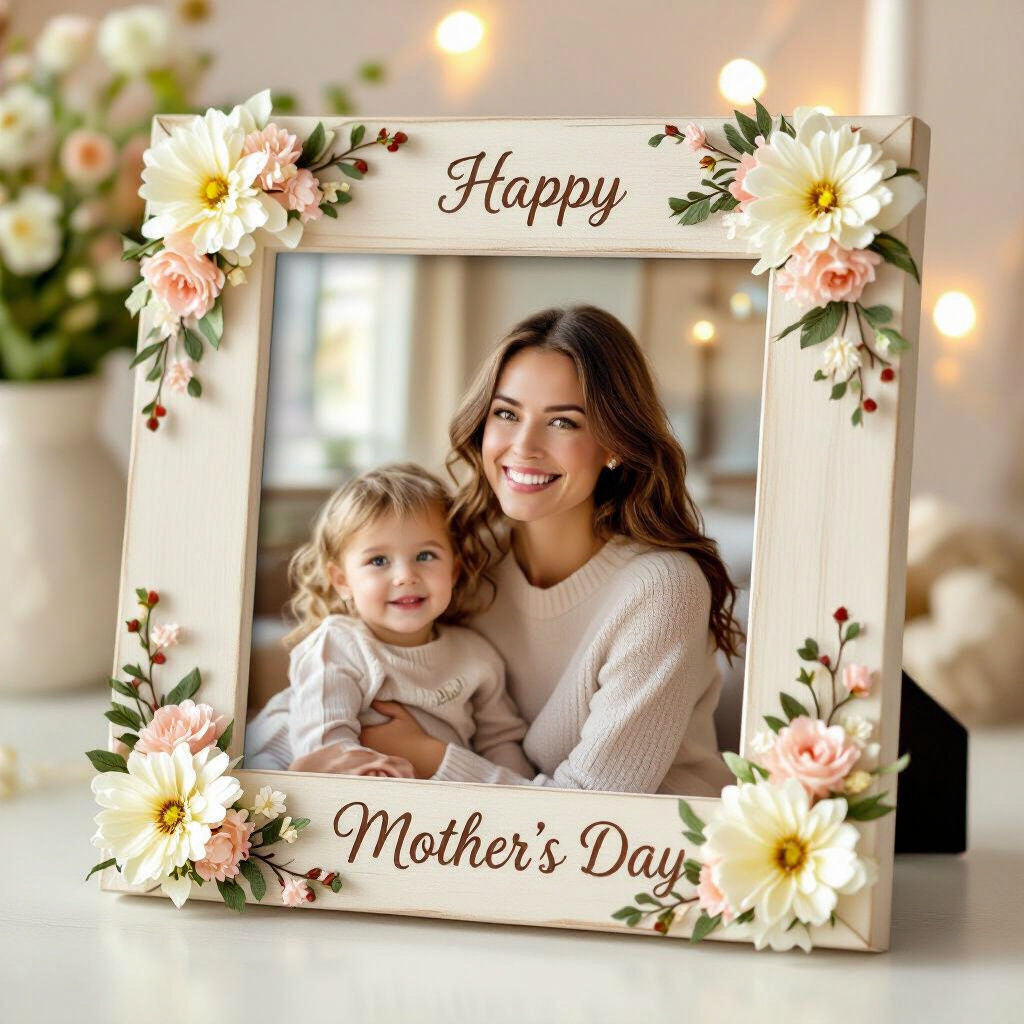Mother's Day Picture Frames - AI Generated & Customizable