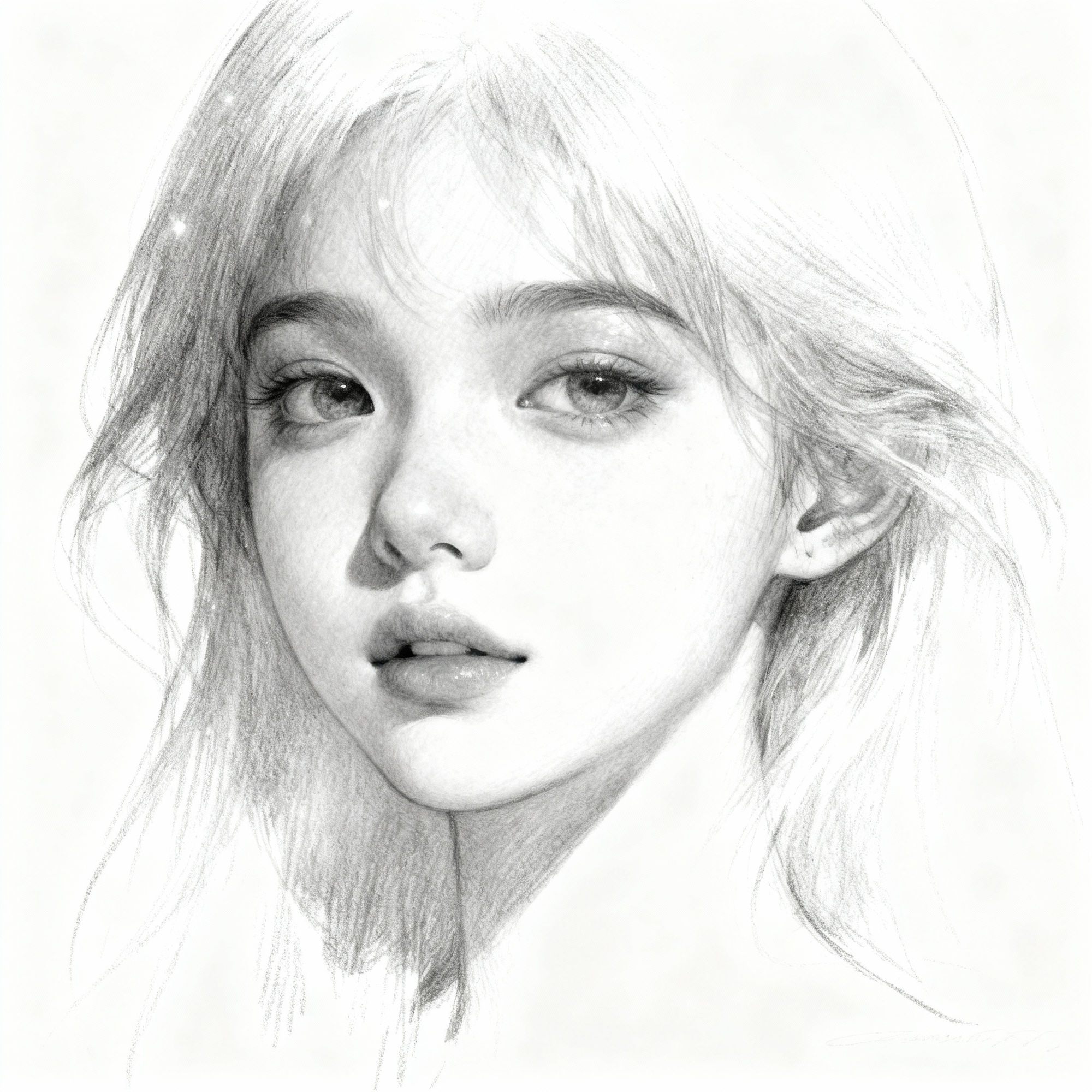 Girl Drawing Sketch Art - Create Yours With AI
