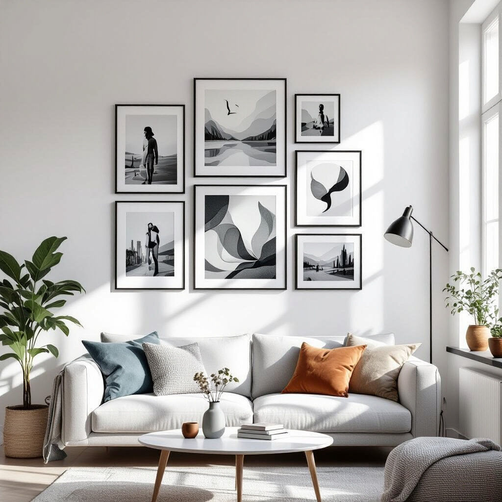 Multiple Picture Frame Gallery - Create Yours With AI