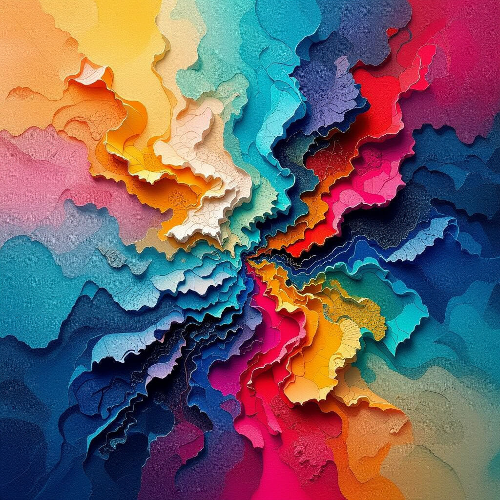 Example Of Texture In Art - AI Generated