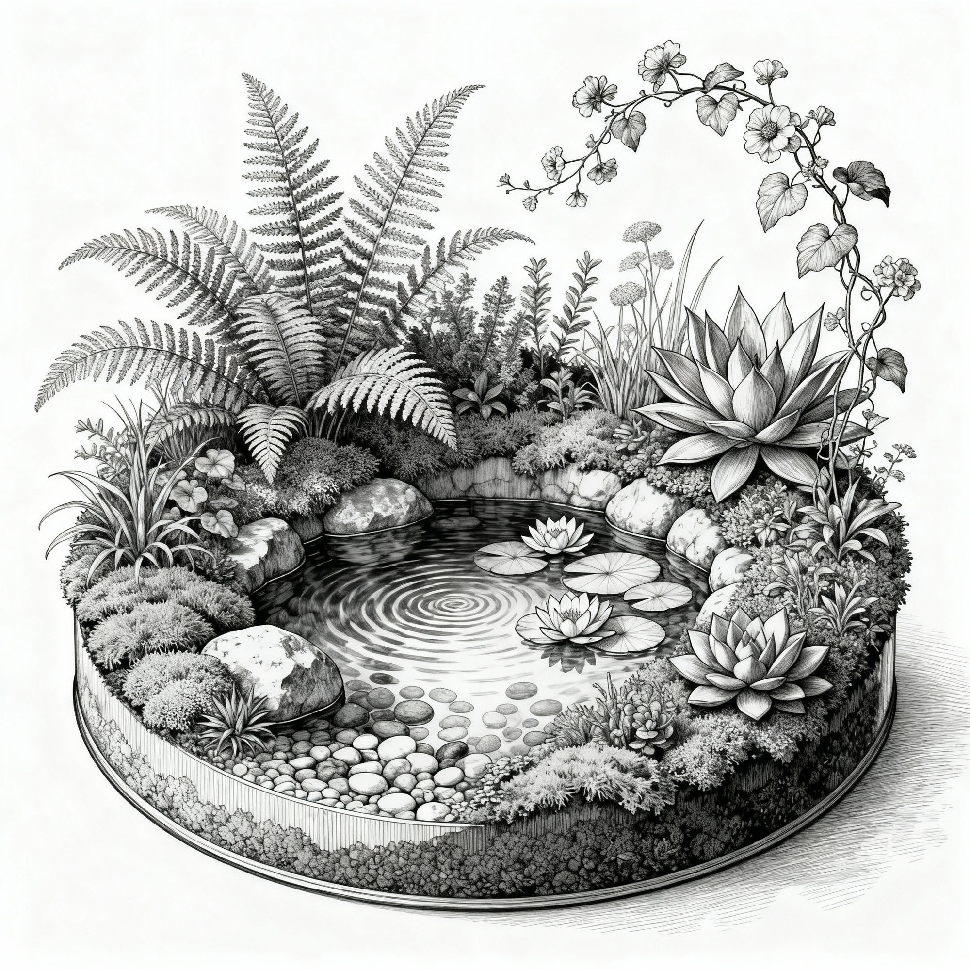 Biosphere Drawings - AI Art Gallery