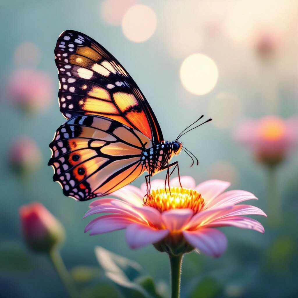 Butterfly Wallpaper - AI Generated Art For Your Screen