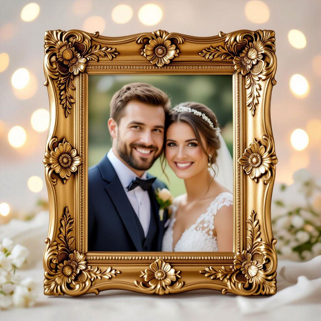 Wedding Picture Frames - AI Generated | Nightcafe Creator
