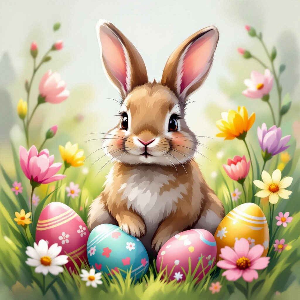 Free Easter Bunny Pictures - Create Your Own AI Art
