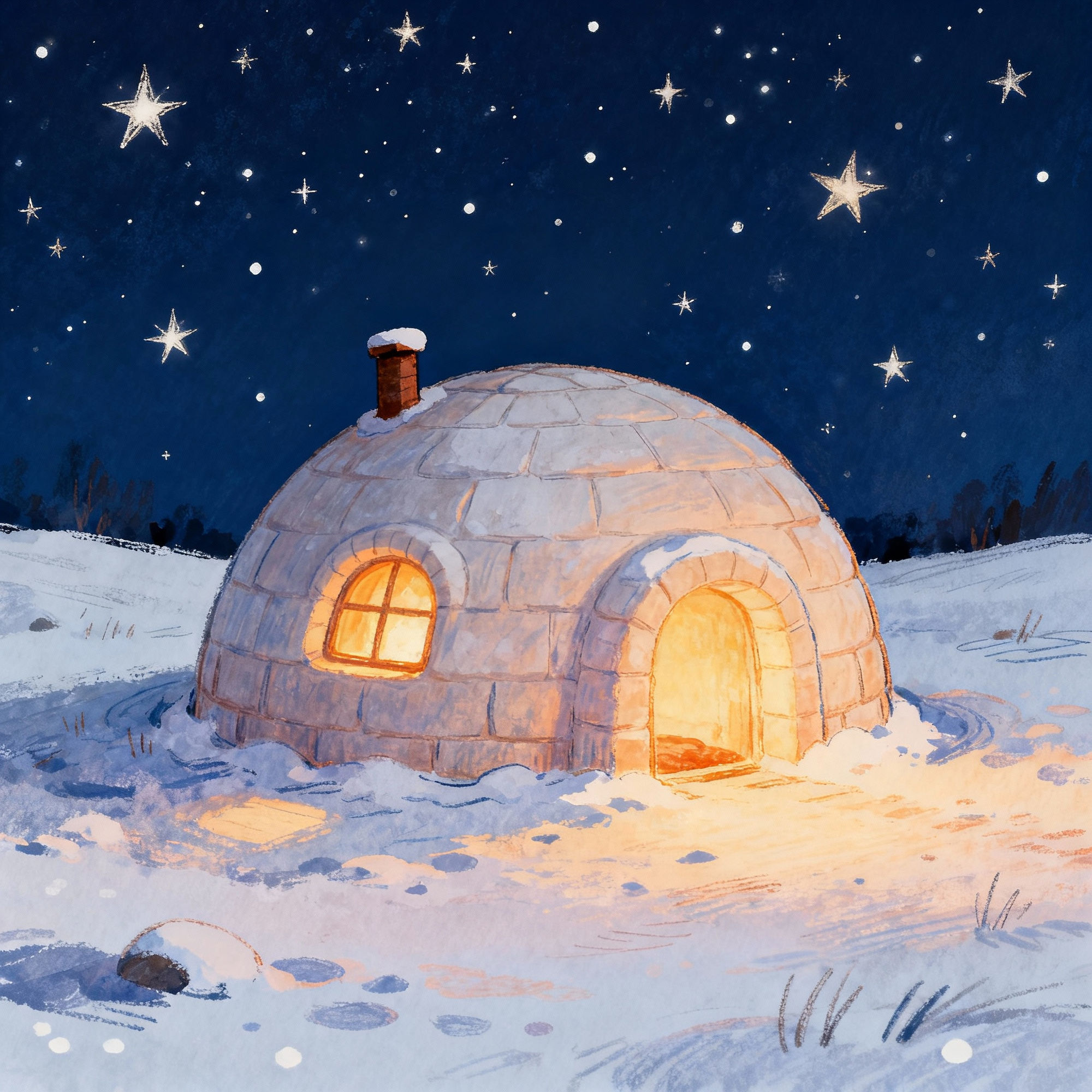 Igloo Drawings - AI Generated Art Gallery