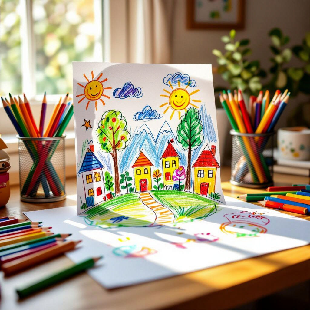 Kids Drawing Desk Art - Create Yours With AI