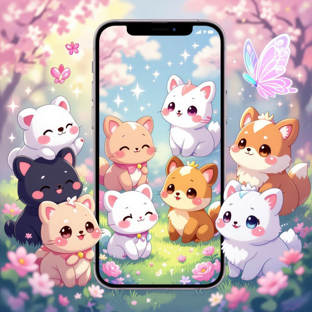 Cute Wallpaper For Phone - Adorable AI Art