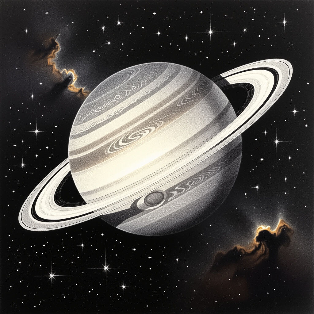 Saturn Sketches - AI Art Generator