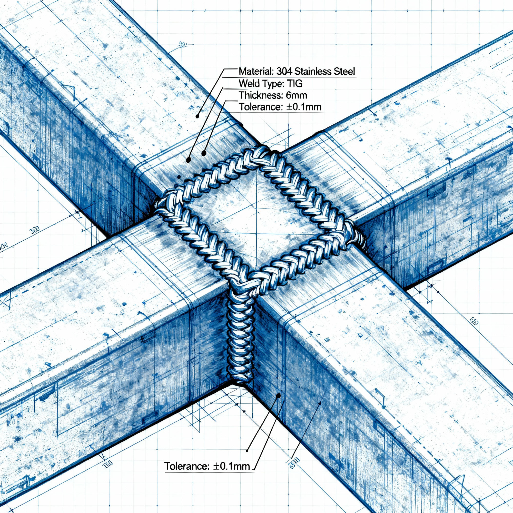 Welding Drawings - AI Generated Art
