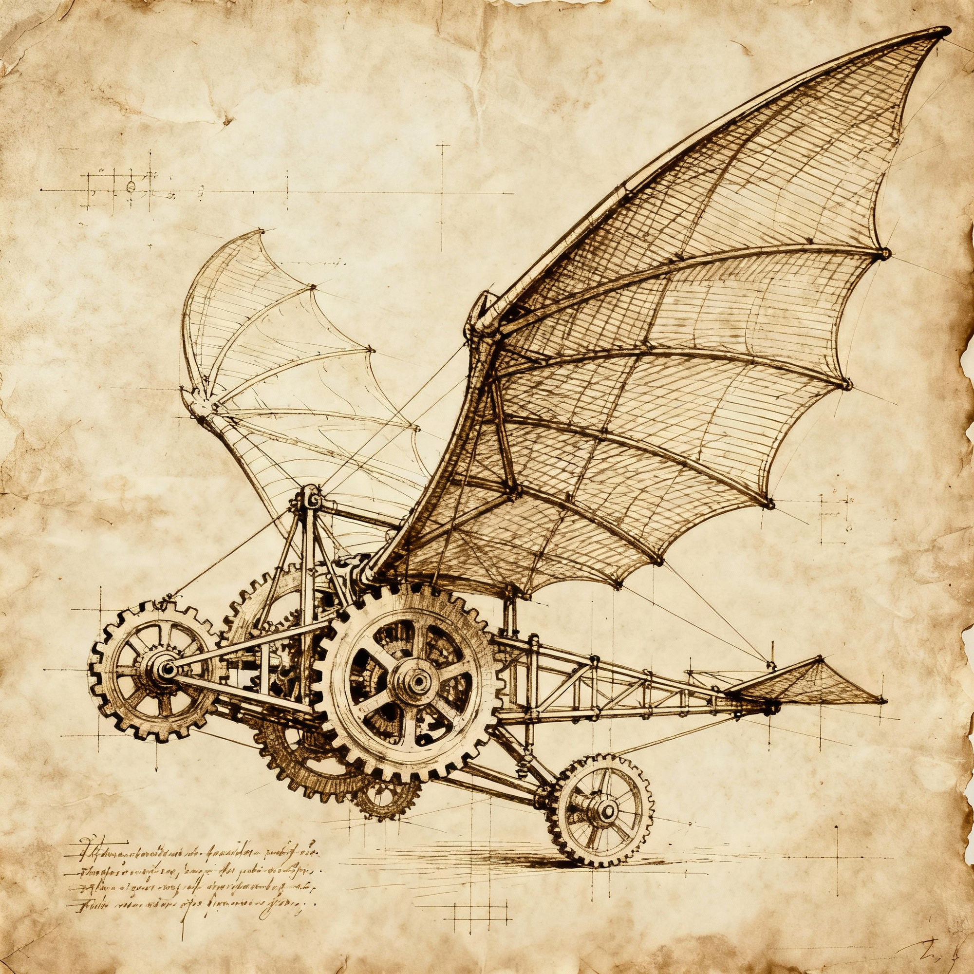 Da Vinci Drawings - AI Generated Art