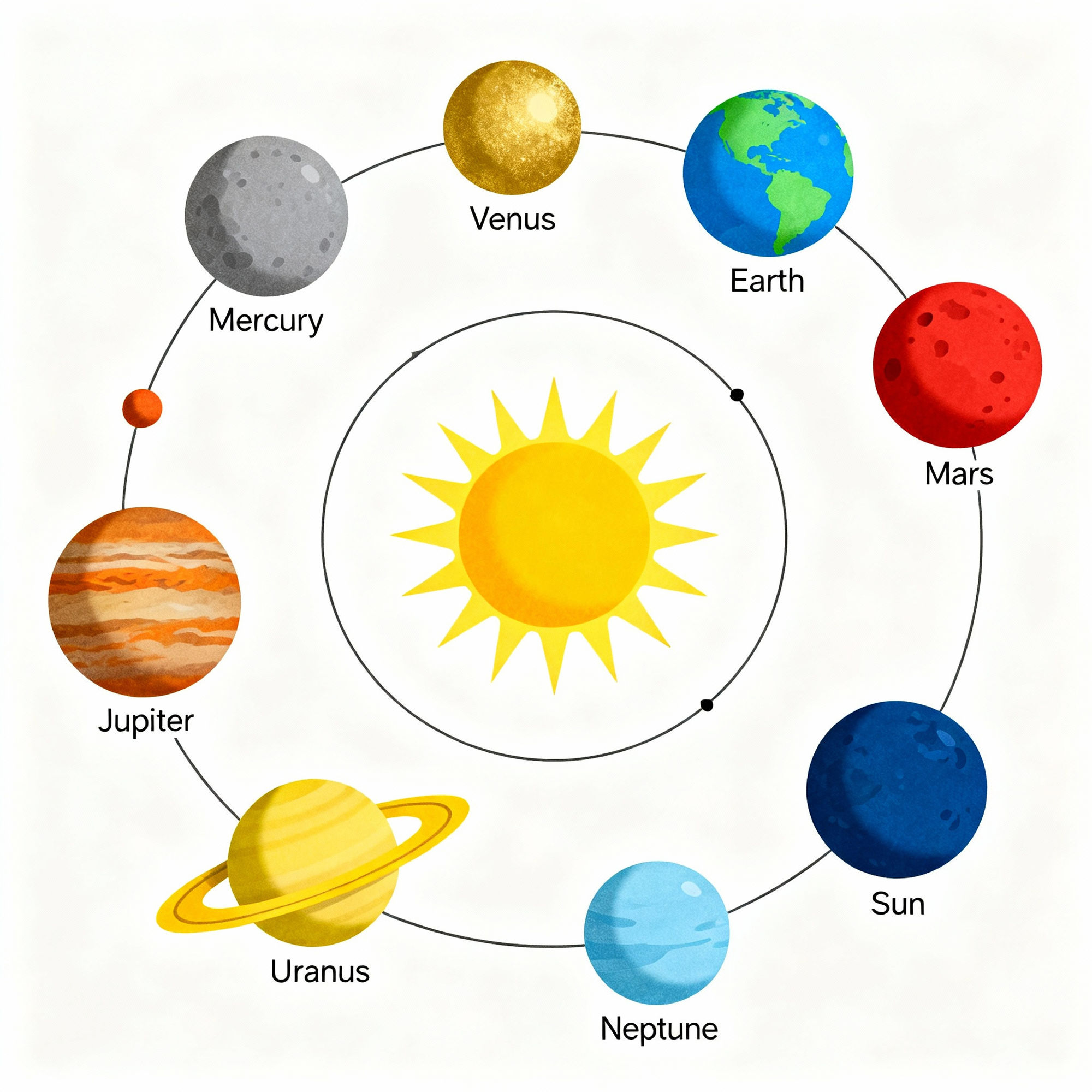 Solar System Drawing For School Project - AI Art Gallery