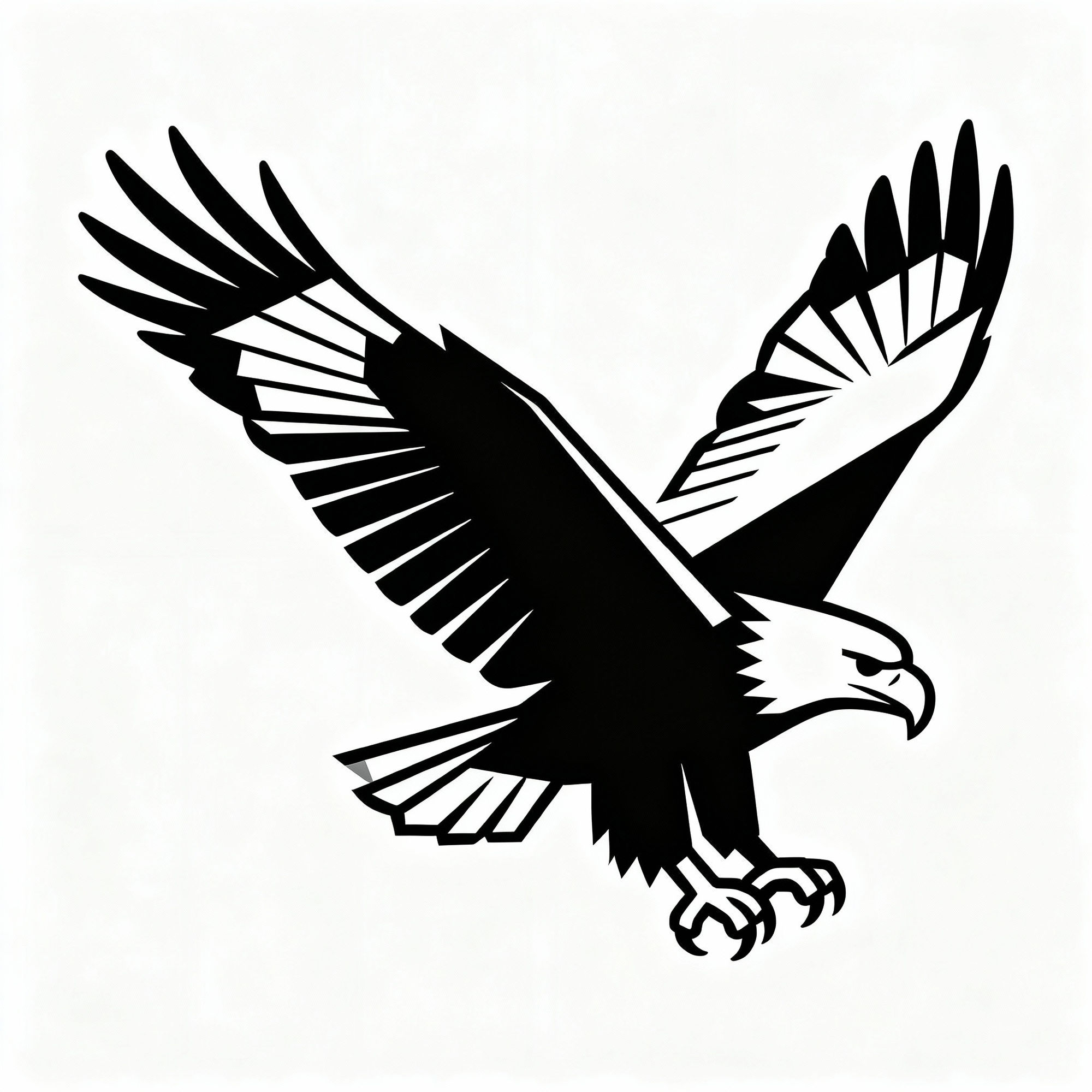 Easy Eagle Drawing - AI Generated Art