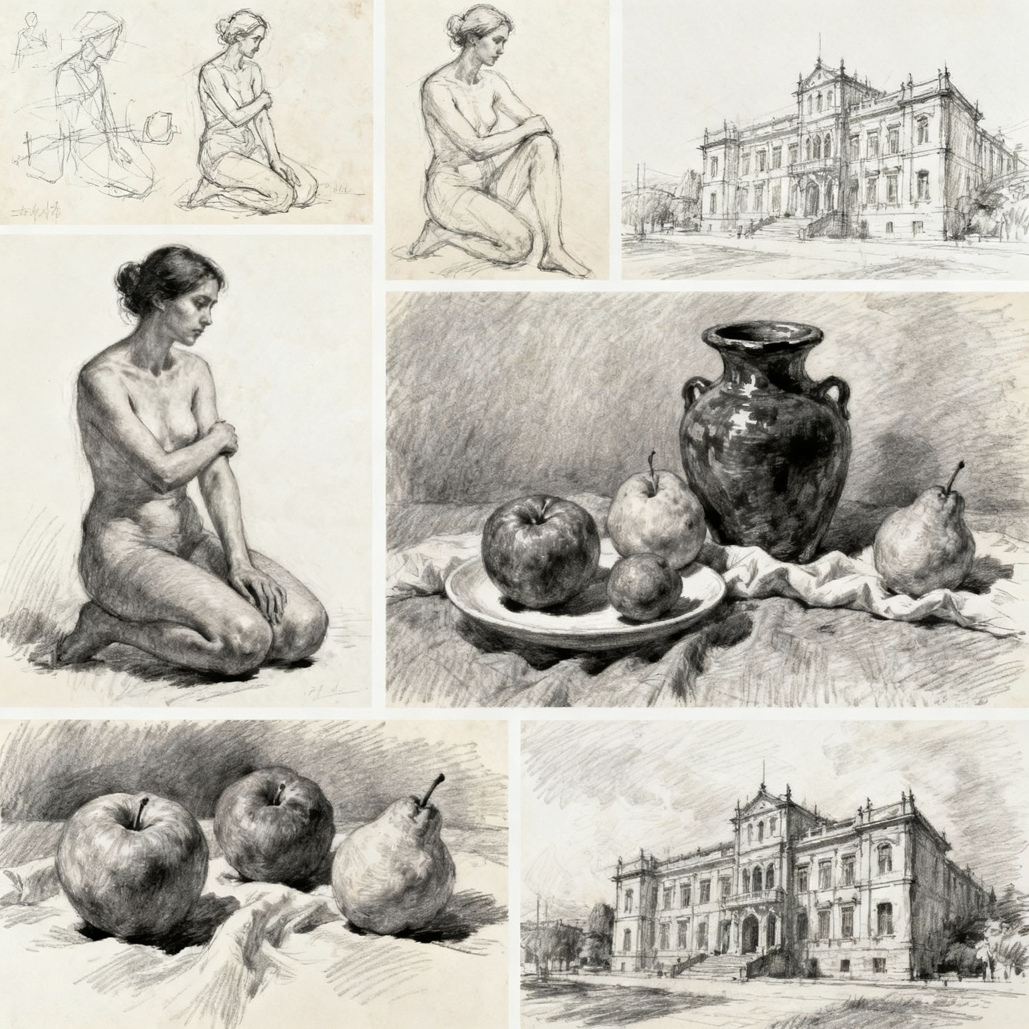 Studying Drawing With AI - Nightcafe Creator