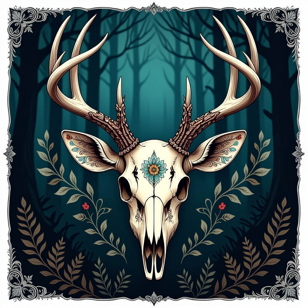 Deer Skull Wallpapers - Create Your Own AI Art