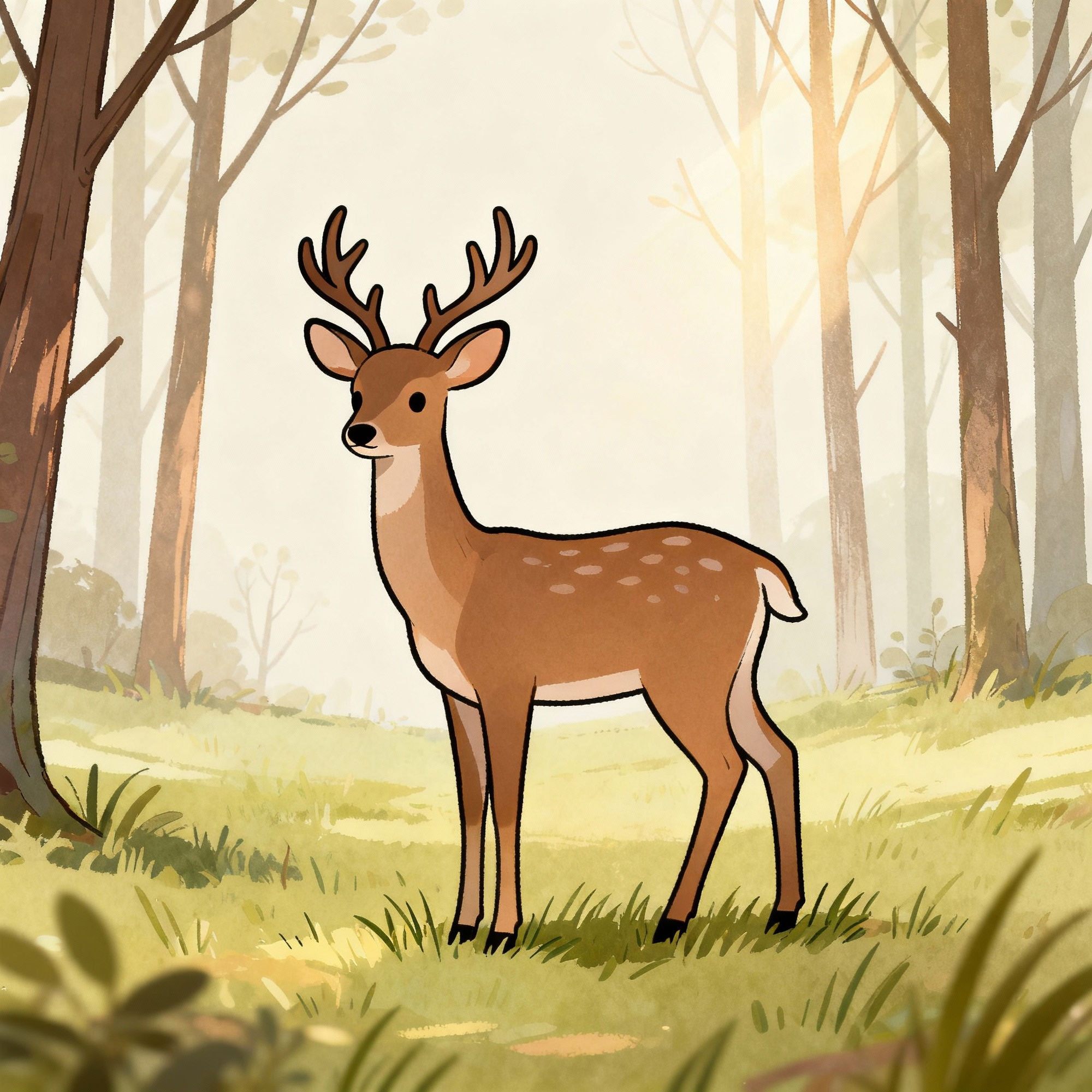 Easy Deer Drawing - Create Beautiful Deer Art