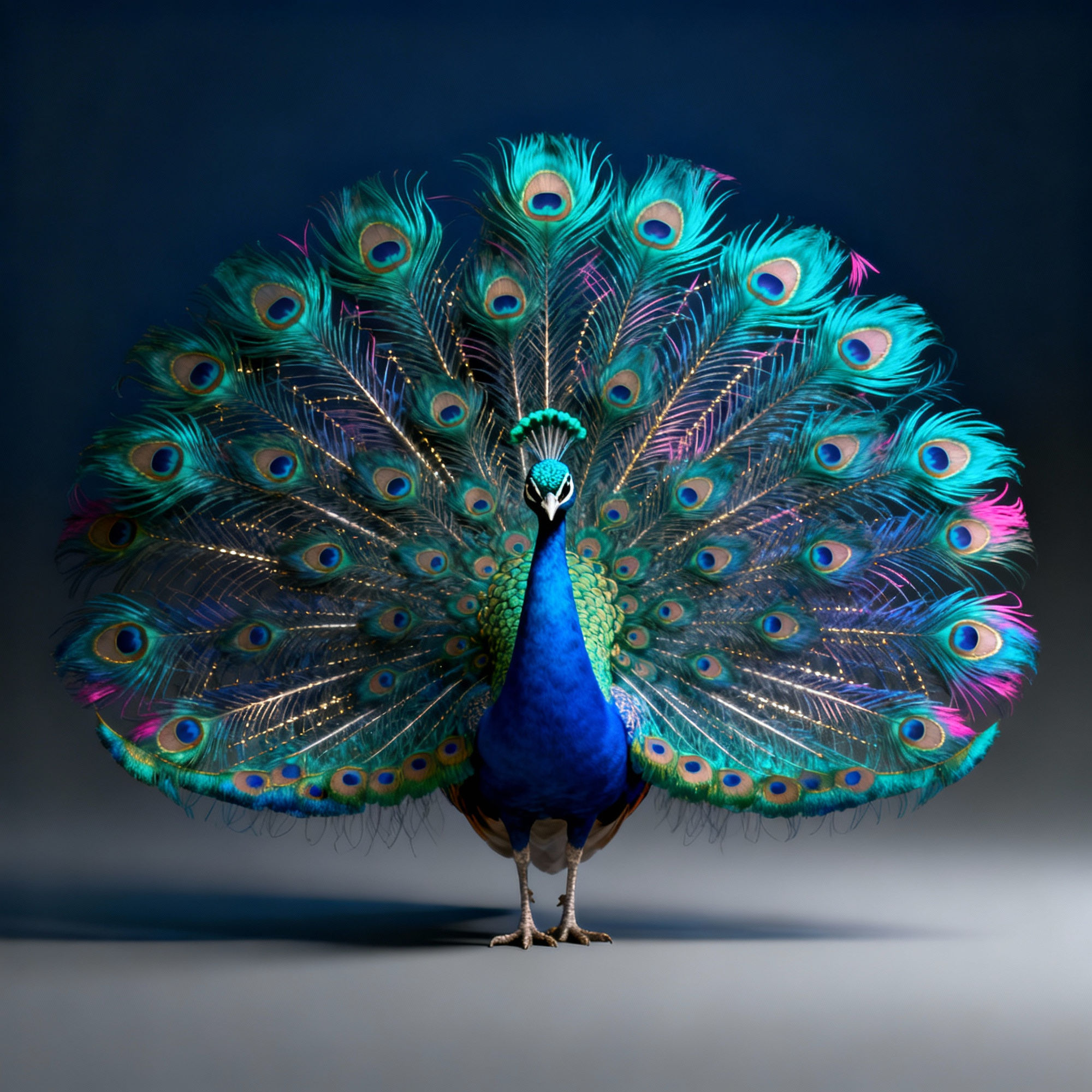 Peacock Drawings - AI Generated Art Gallery