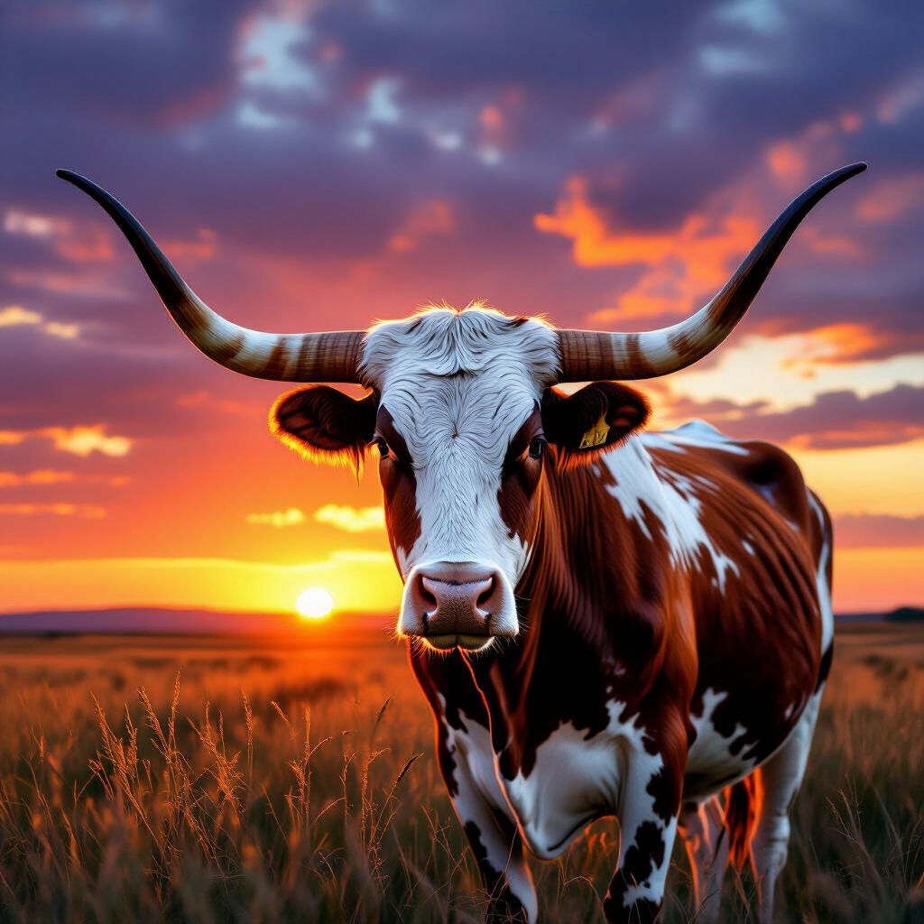 Texas Longhorn Wallpapers - AI Generated Art