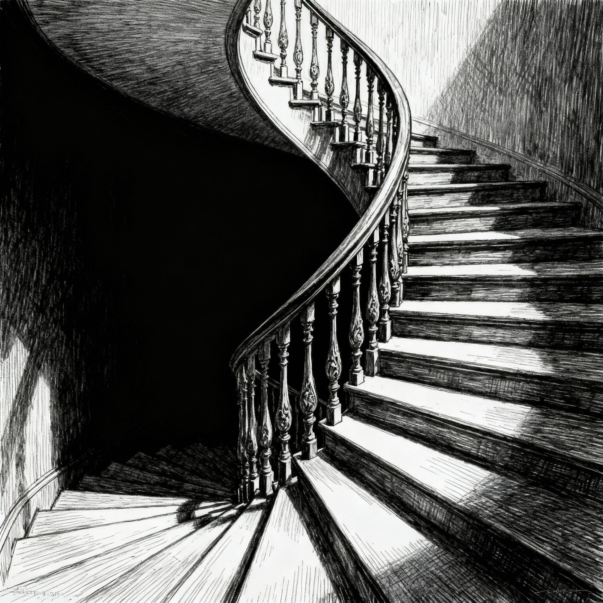 Stair Drawing Art - Create Stunning Designs With AI