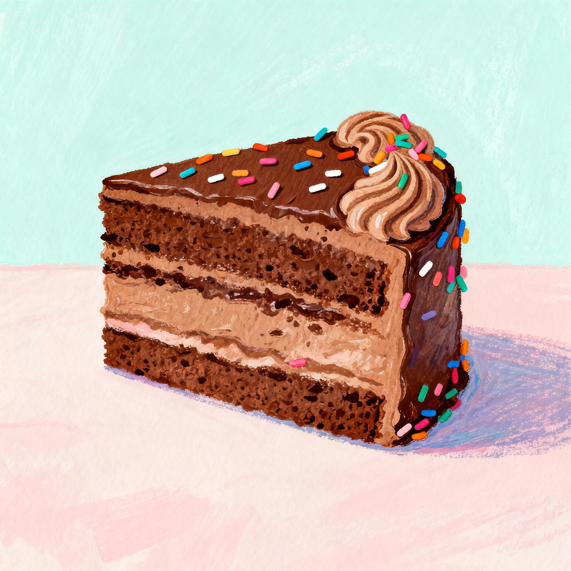Slice Of Cake Drawings - AI Art Gallery