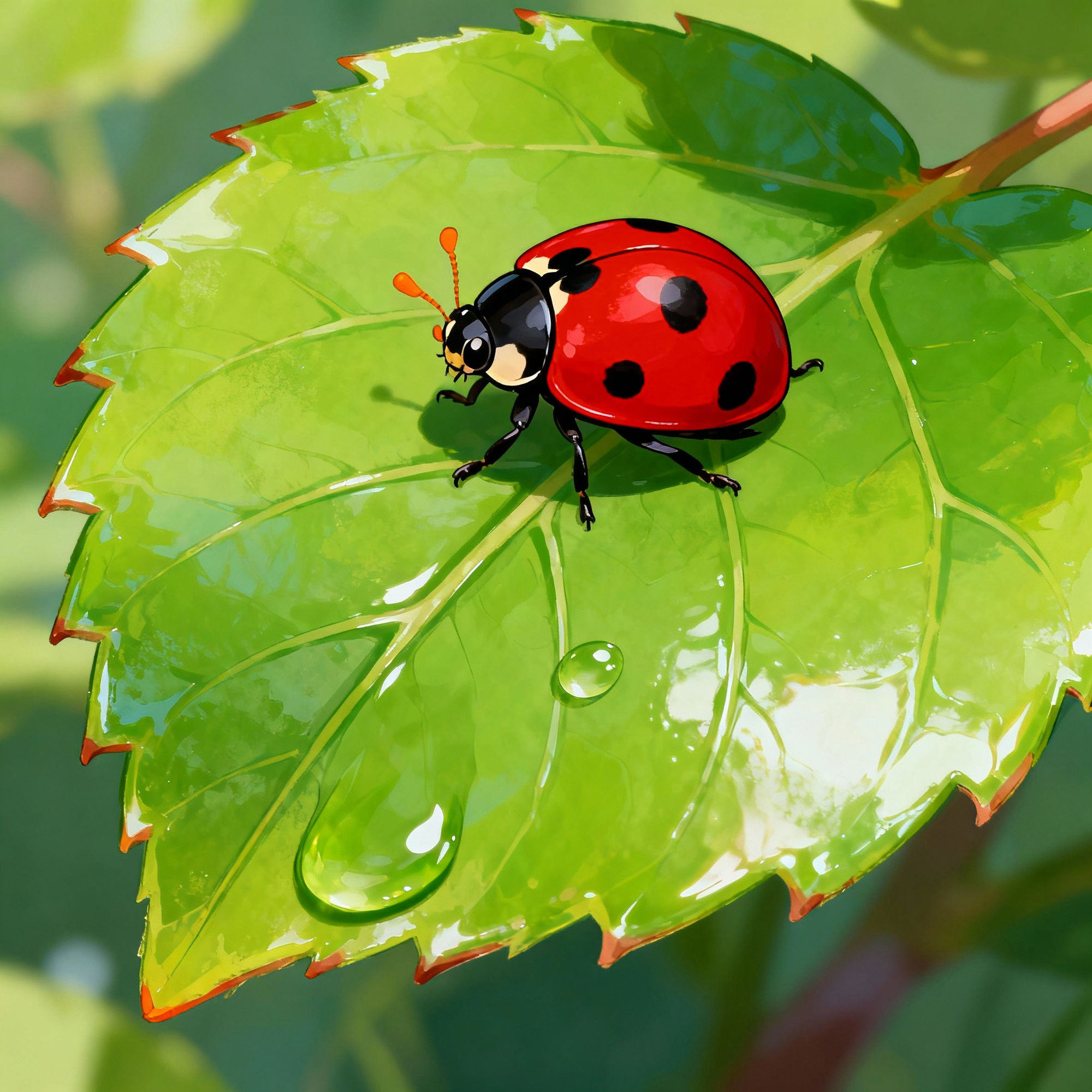 Drawing Of A Ladybug - AI Art Gallery