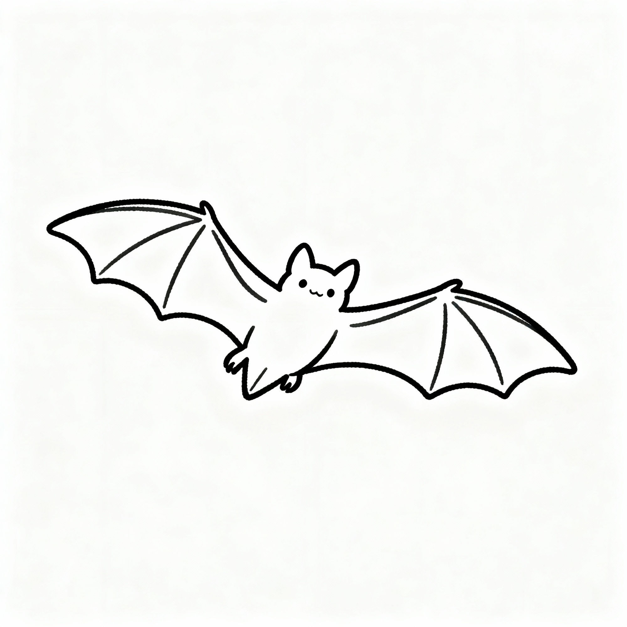 Simple Bat Drawing Ideas - AI Generated