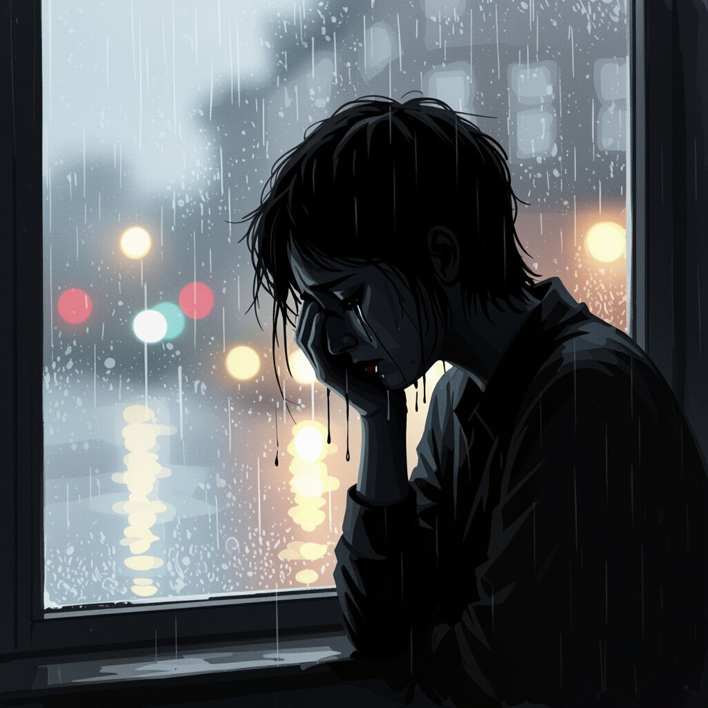 Sad Drawing Reference Images - AI Generated