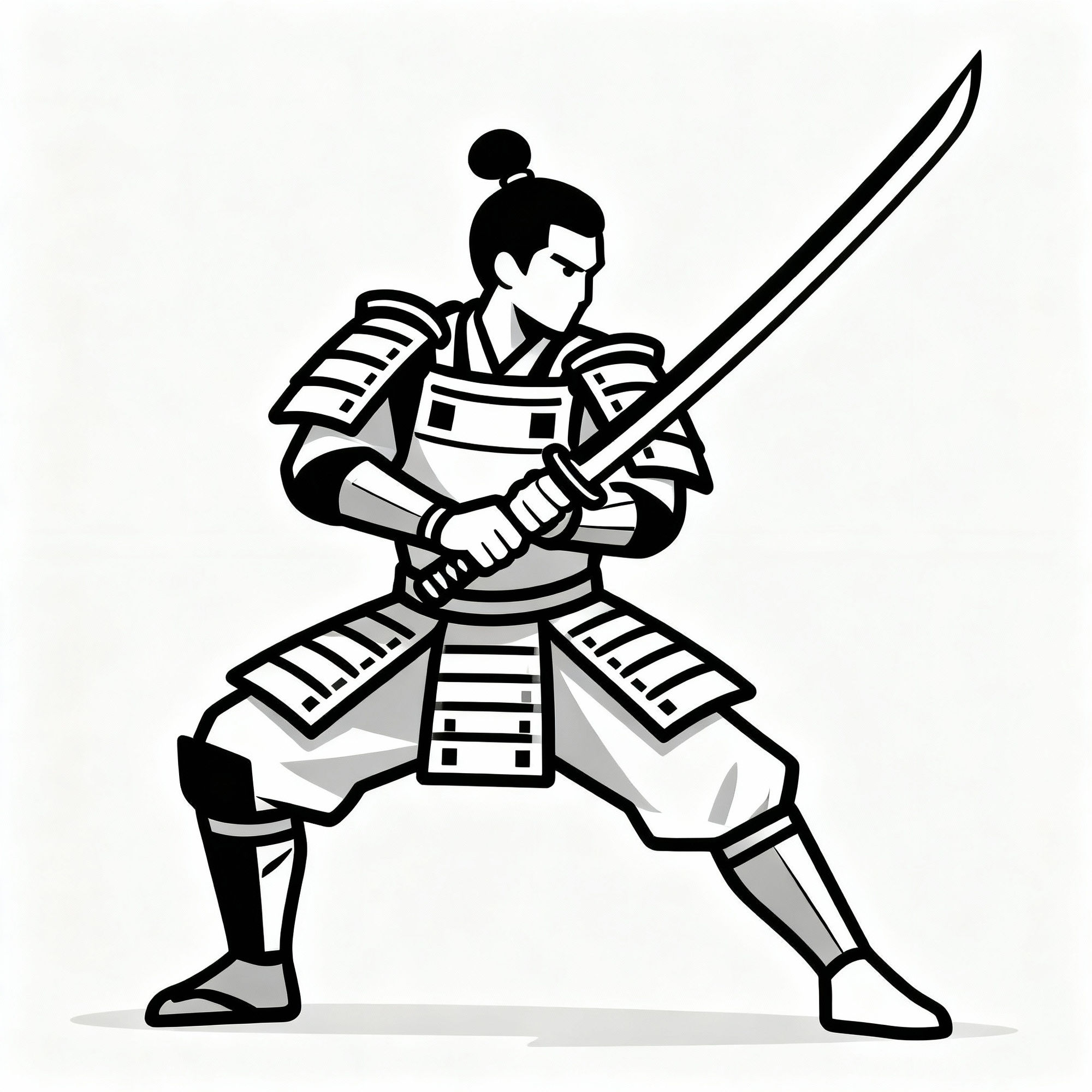 Samurai Easy Drawing - AI Art Generator