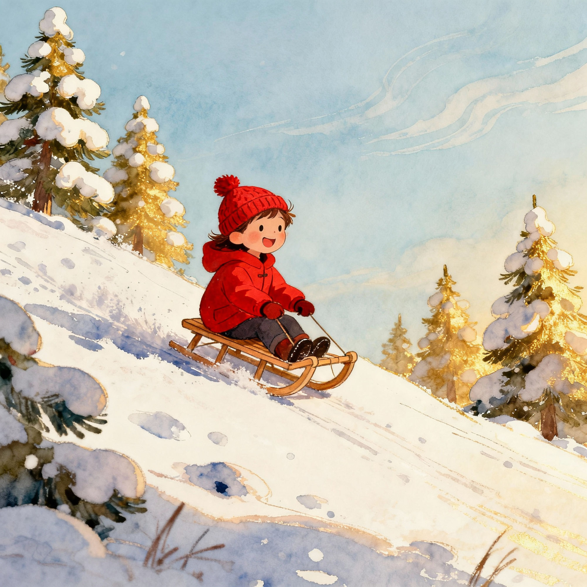 Sled Drawings - AI Generated Art Gallery