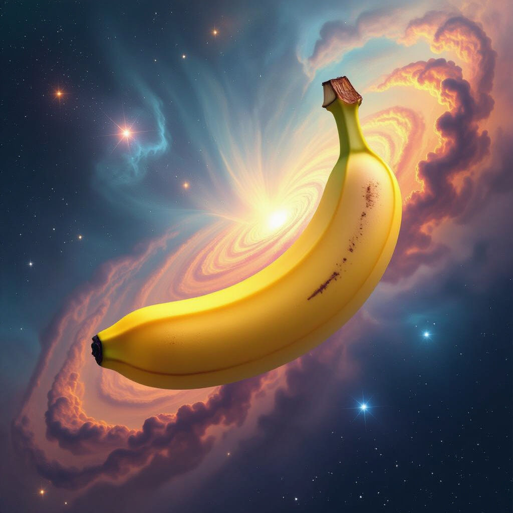 Picture Of Banana Art - Unique AI Creations