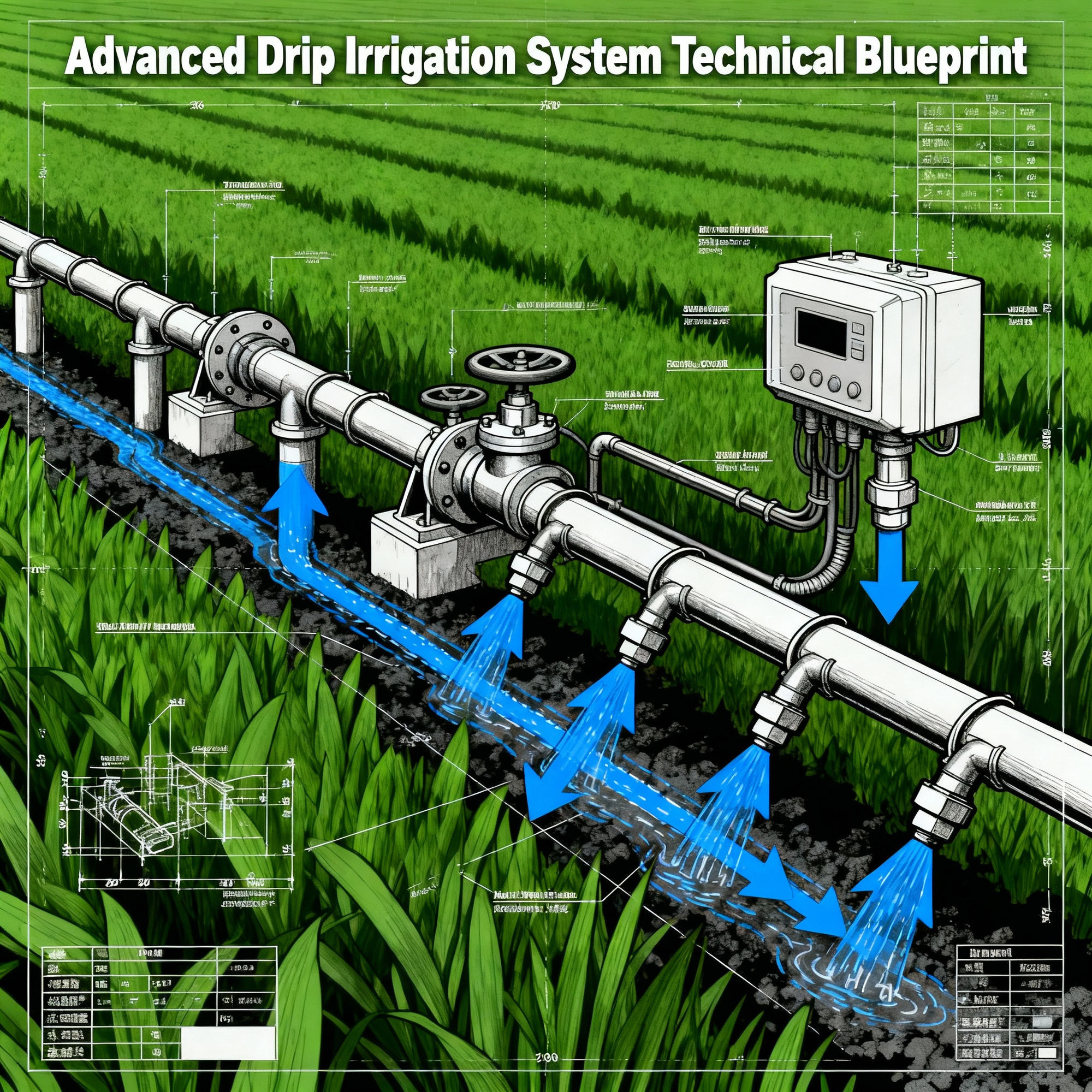 Irrigation Drawings - Create Your Own AI Art