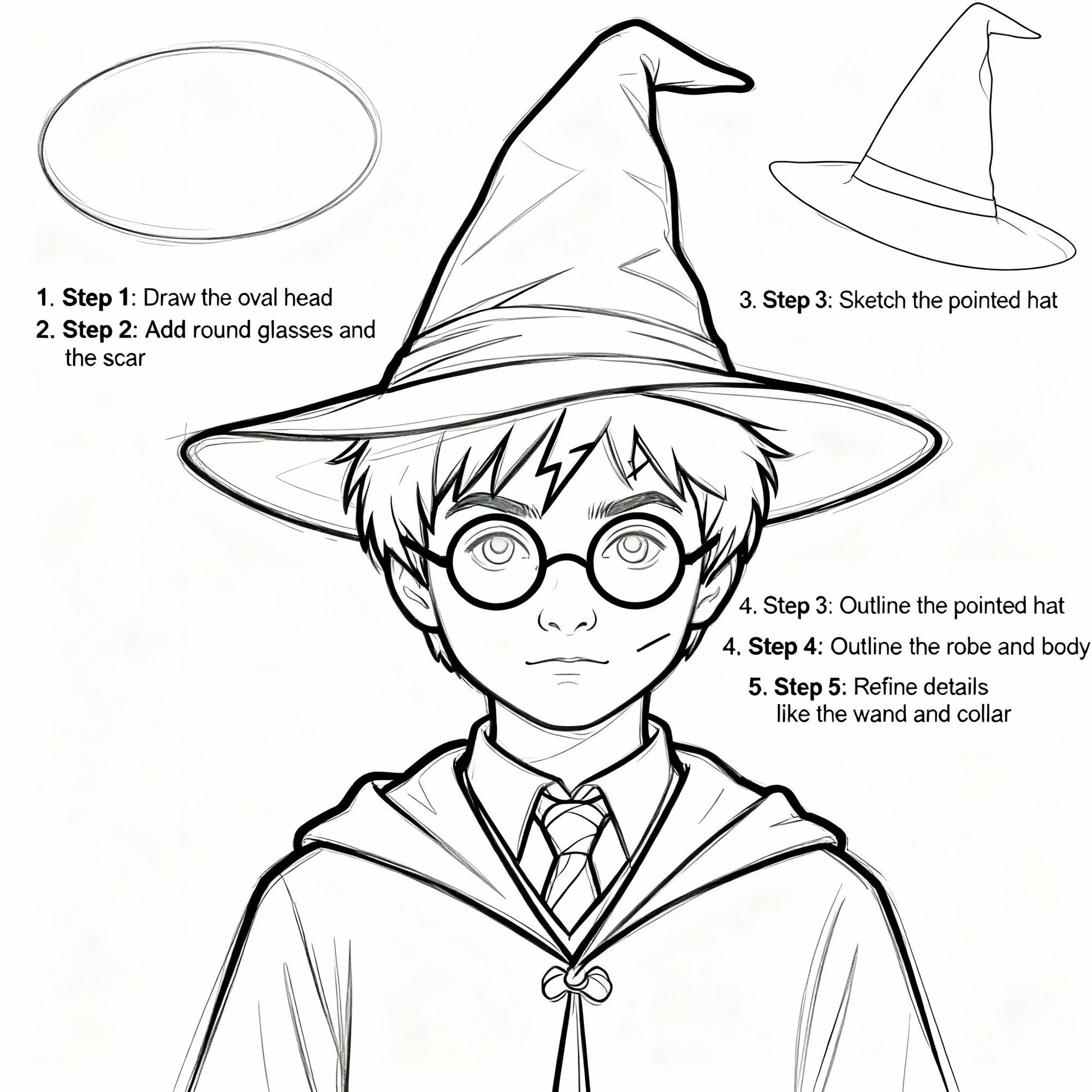 Easy Harry Potter Drawing Ideas