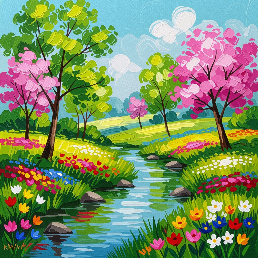 Spring Art Projects - Create Beautiful Art With AI