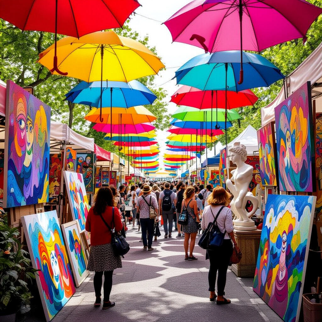 Umbrella Art Fair - AI Generated Art & Designs