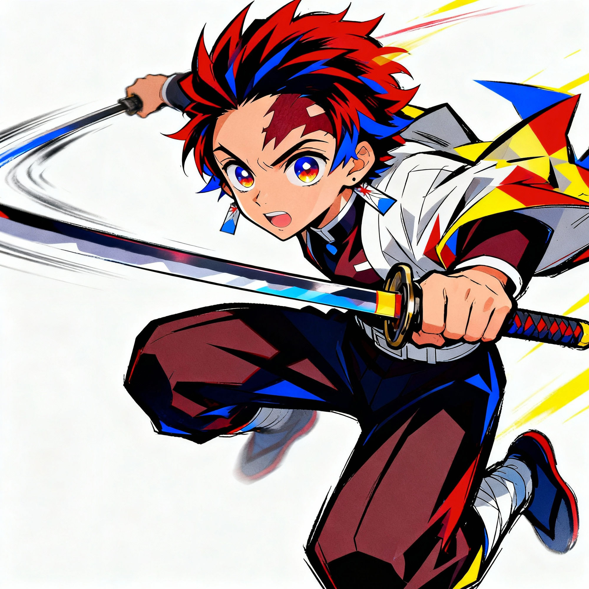 Anime Boy Sketch - AI Generated Art