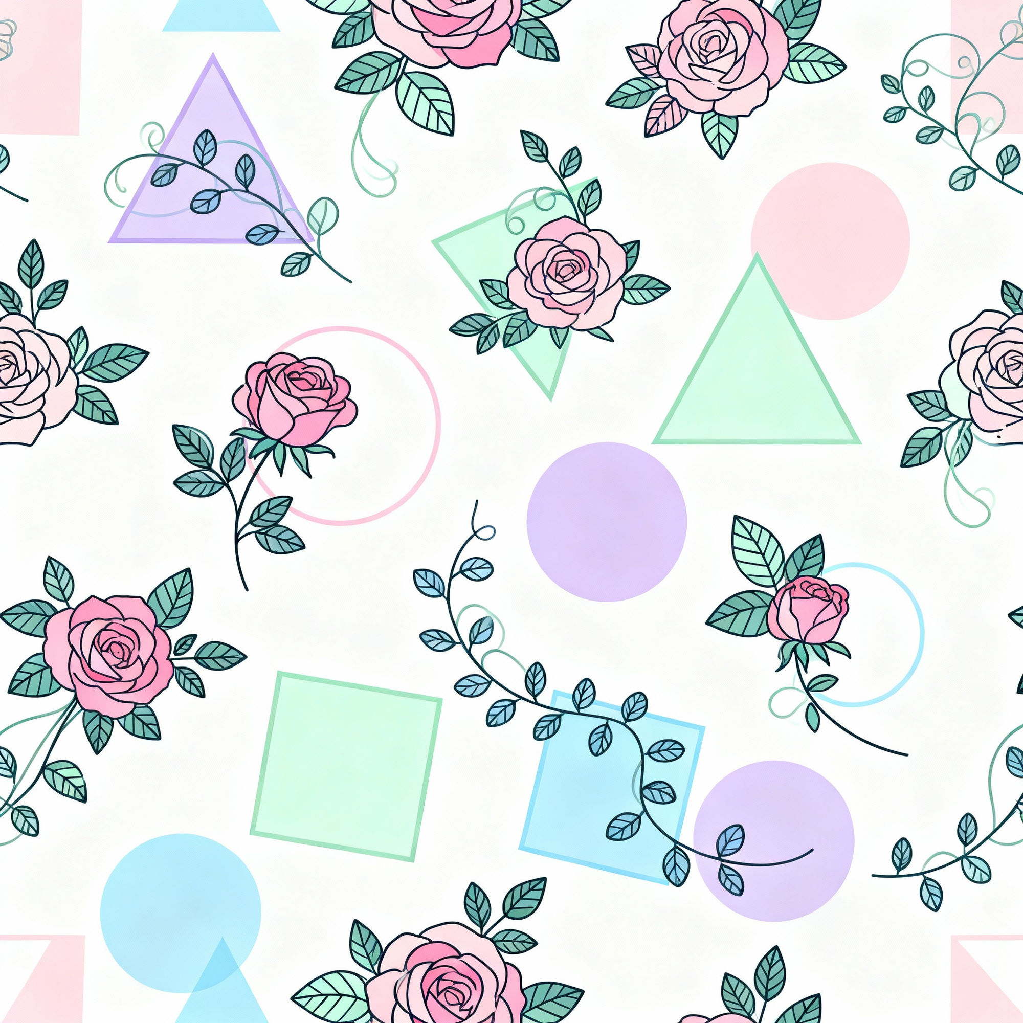 Easy Pattern Drawings Gallery - AI Generated Art