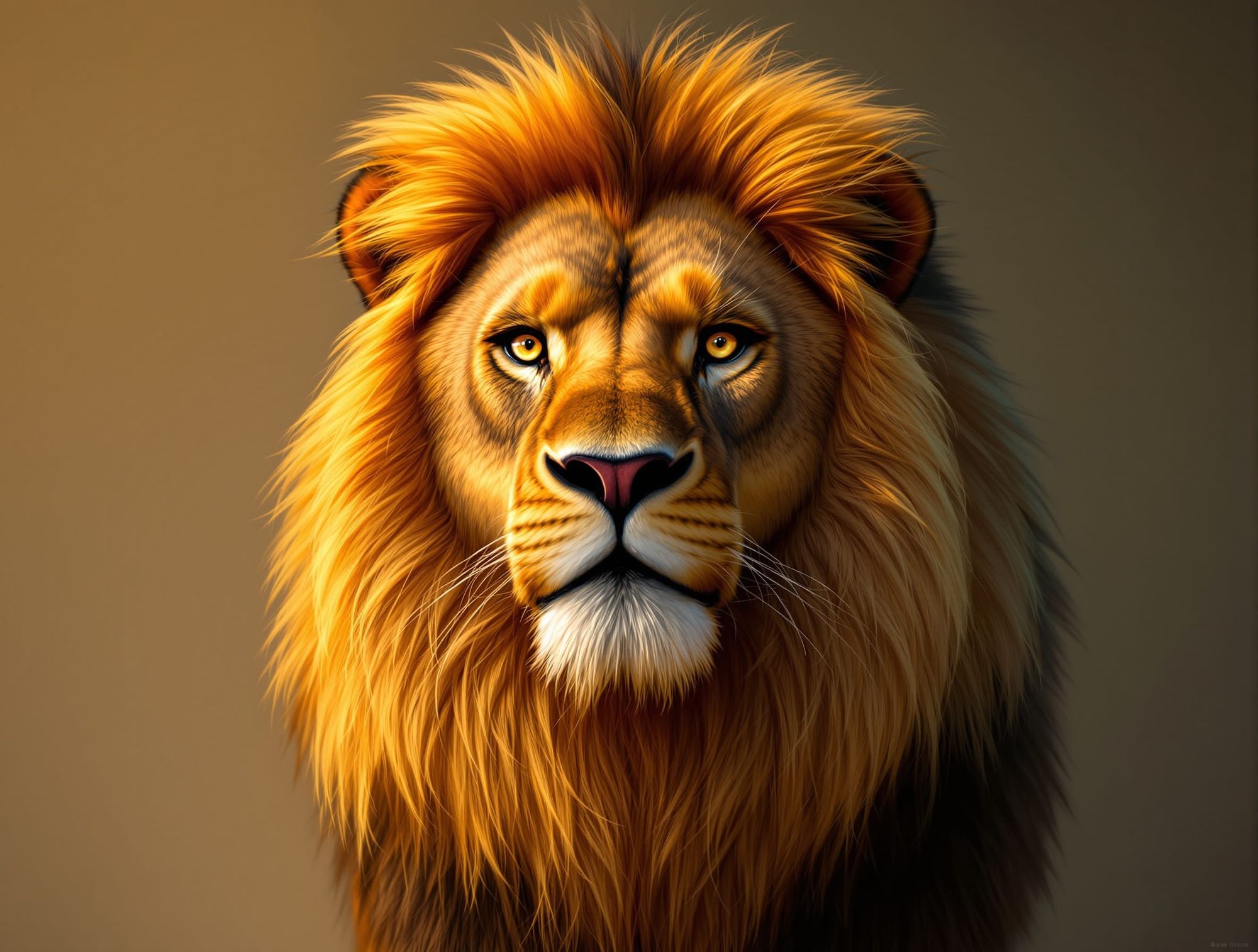 Majestic Lion Drawing Guides And Artworks